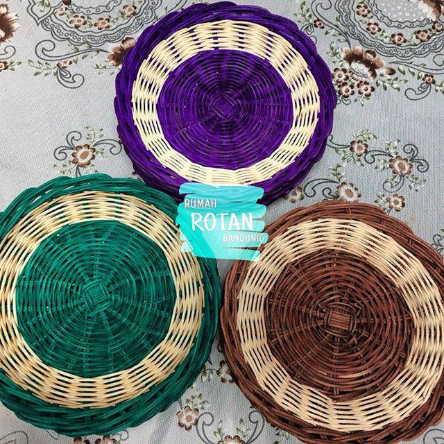Jual Piring rotan asli isi 12pcs | Shopee Indonesia