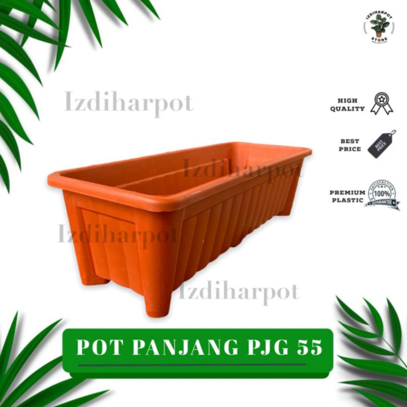 Jual POT BUNGA TANAMAN PANJANG PJG 55 HIGH WAY PANJANG 50CM - PJG 55 ...
