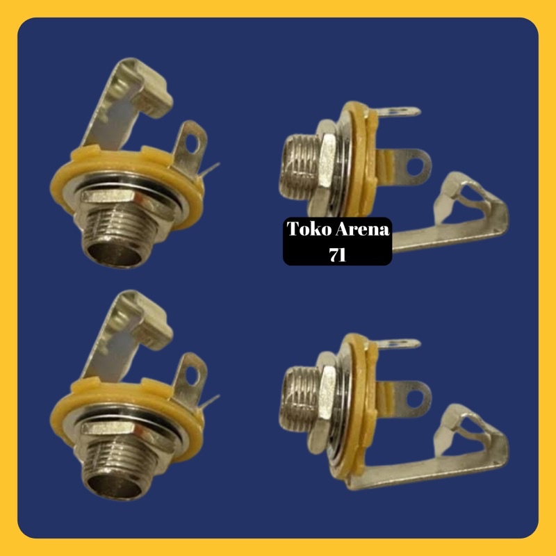 Jual Soket Socket mic pcb mono soket socket akai mono besi | Shopee ...