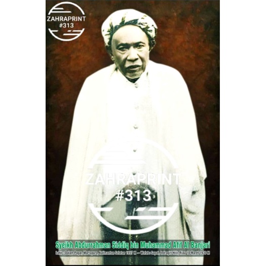 Jual Poster Photo Foto Syeikh / Syekh Abdurrahman Siddiq bin Muhammad ...