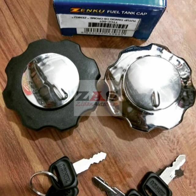 Jual Tutup Tangki Motor Custom Motor CB krom atau hitam - aksesoris ...