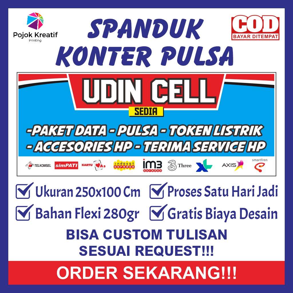 Jual Spanduk Sepanduk Banner Baner Bener Benner Backdrop Plang Usaha ...