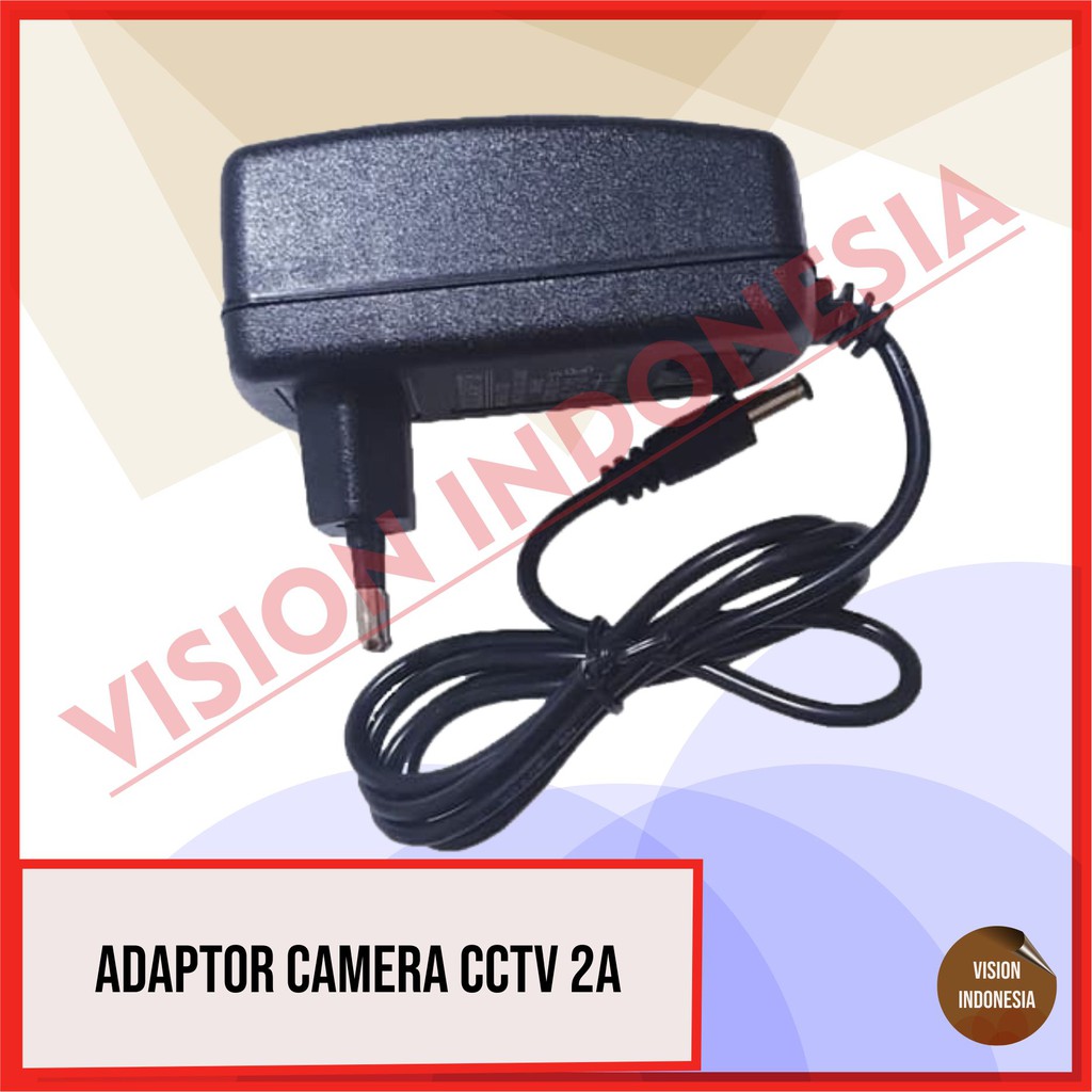Jual ADAPTOR CAMERA CCTV 2A BODY BESAR + LAMPU INDIKATOR | Shopee Indonesia