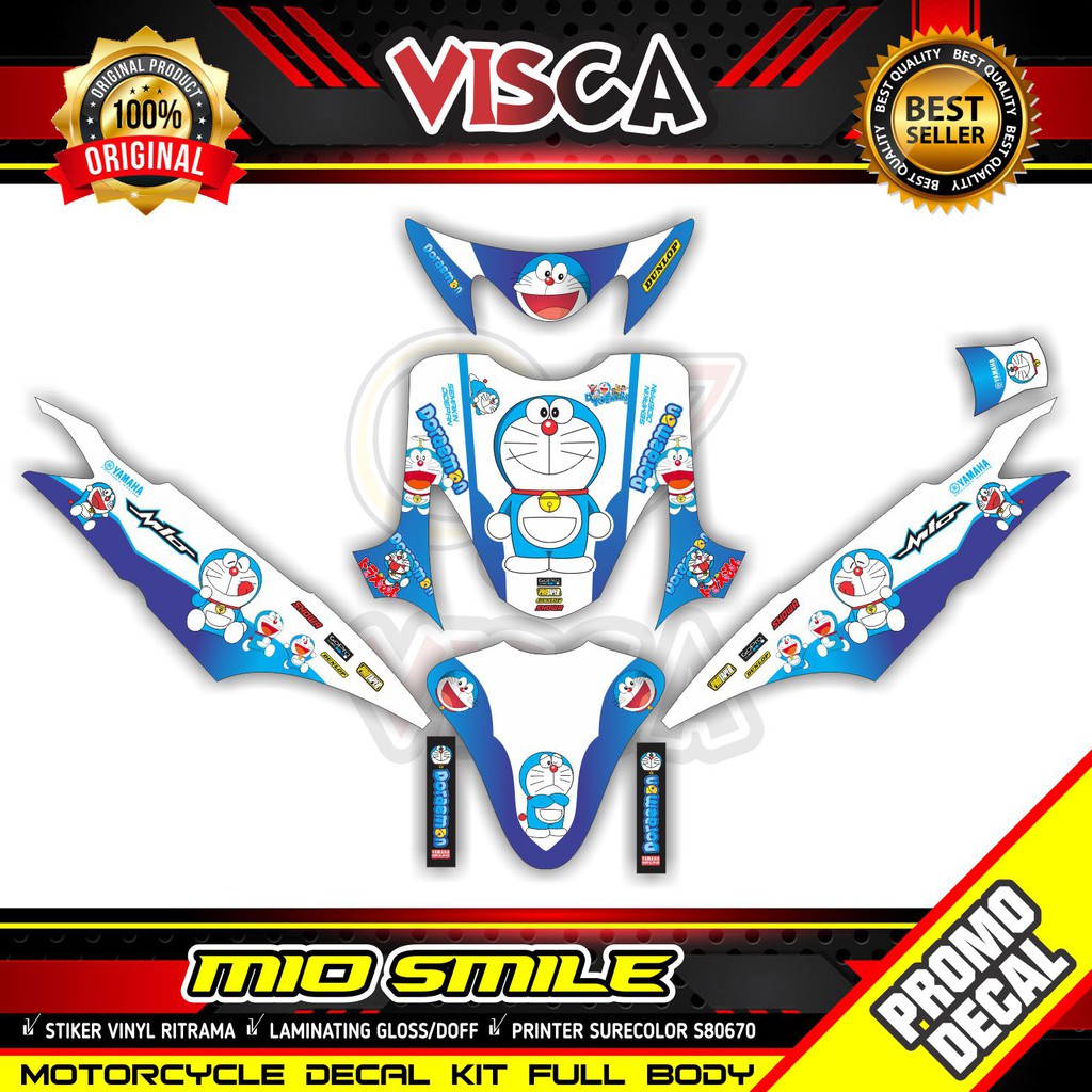 Jual Decal Mio Smile Full Body Stiker Mio Smile Full Body Striping Mio ...
