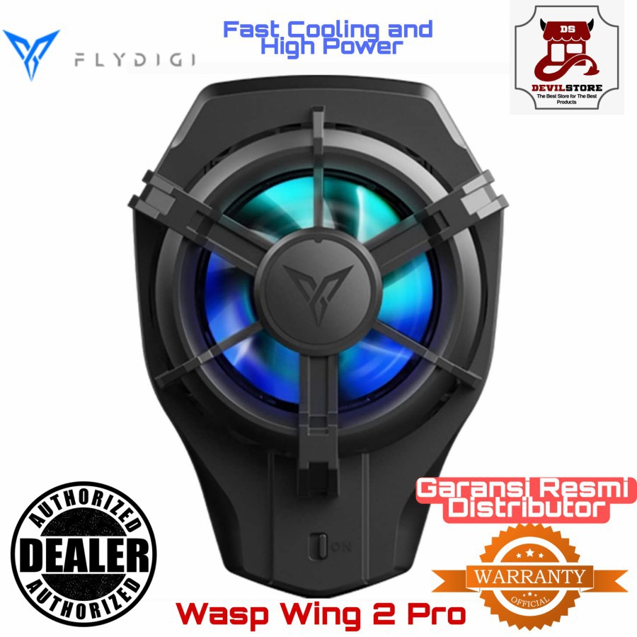 Jual Flydigi Wasp Wing 2 Pro Super Fast Fan Cooling For Gaming Phone cooler | Shopee Indonesia