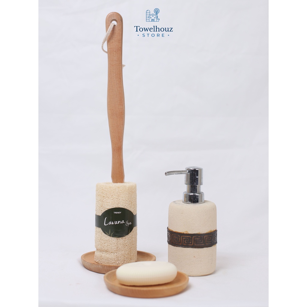 Jual Sponge Lavana Loofah with Handle | Shopee Indonesia