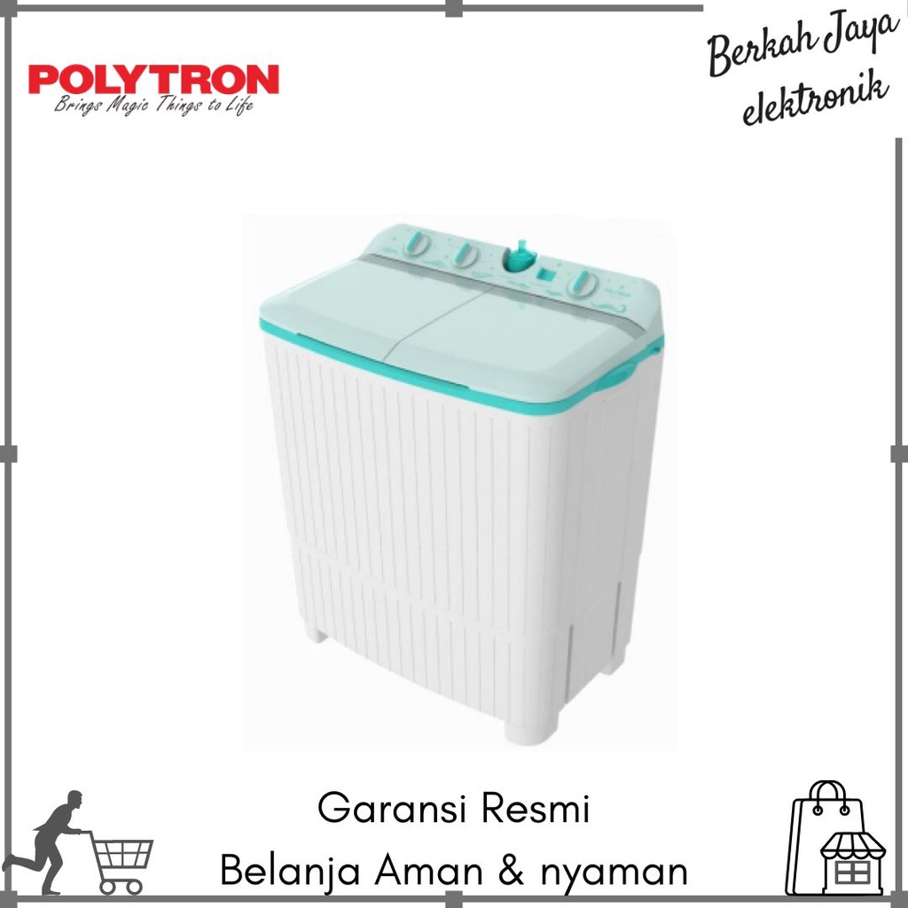 Jual MESIN CUCI POLYTRON 8076 8KG 2 TABUNG | Shopee Indonesia