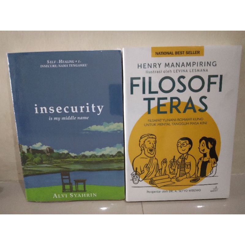 Jual 1 PAKET 2 BUKU INSECURITY & FILOSOFI TERAS KERTAS BOOKPAPER ...