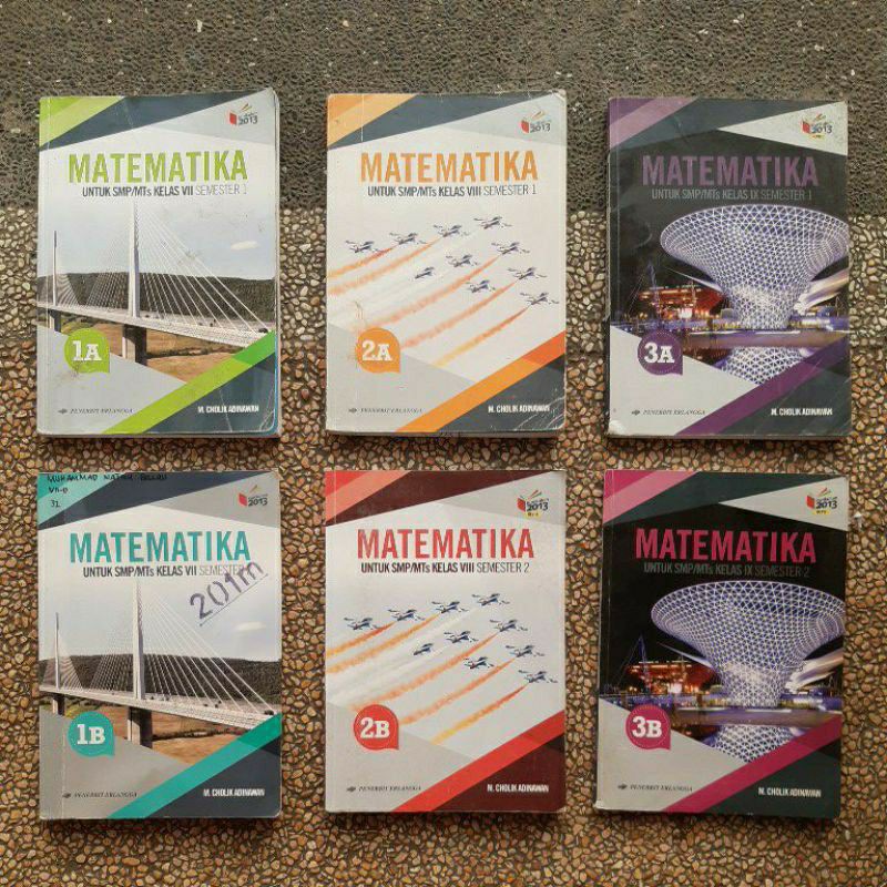Jual buku Matematika Smp Kelas 1a.2a.3a.1b.2b.3b revisi kurikulum 13 ...