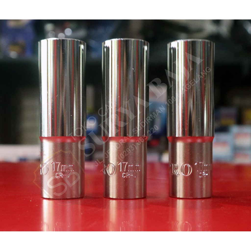Jual Wipro Kunci Sock Panjang Setengah Inch 17mm | Shopee Indonesia