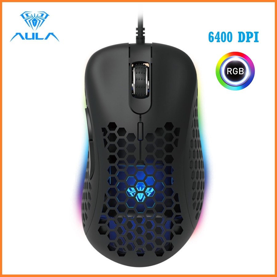 Jual Aula WIND F810 Marco Mouse Gaming Optical 6400dpi Desain Sarang ...