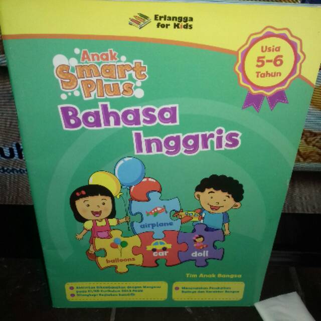 Jual Buku Smart Plus Bahasa Inggris usia 5 - 6 tahun | Shopee Indonesia