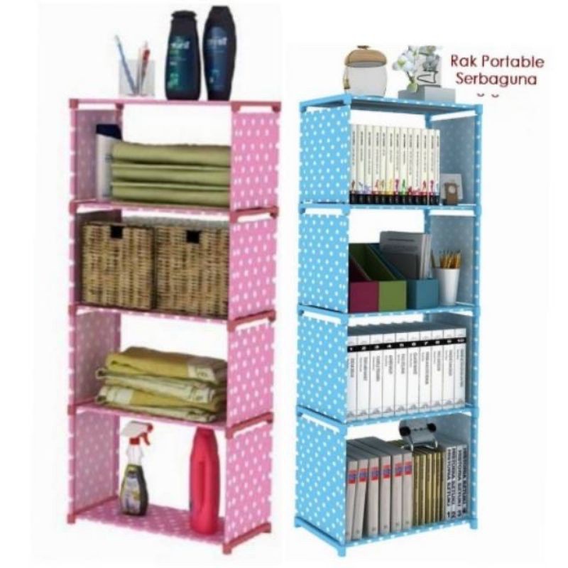 Jual Rak portable/Rak serbaguna/rak barang/Rak susun/Rak lemsri buku ...