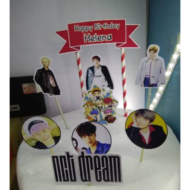 Jual topper hiasan kue NCT dream dreams | Shopee Indonesia