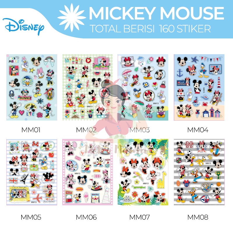 Jual Stiker Disney Princess Frozen Mickey / Sticker Set Murah untuk ...