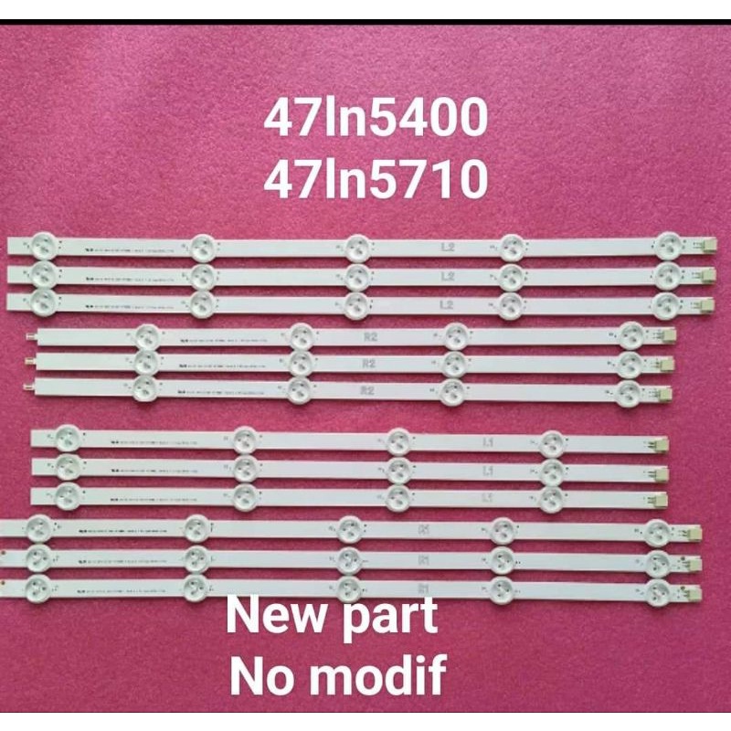 Jual LAMPU LED BL BACKLIGHT TV LG 47LN5400 47LN5710 | Shopee Indonesia