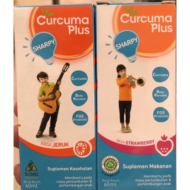 Jual curcuma plus sirup 60 ml / curcuma / curcuma syrup plus 60 ml ...