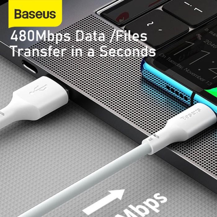 Jual Baseus Mini Cable USB to Micro USB 2.4A - 1 Meter - Rubber Cable ...