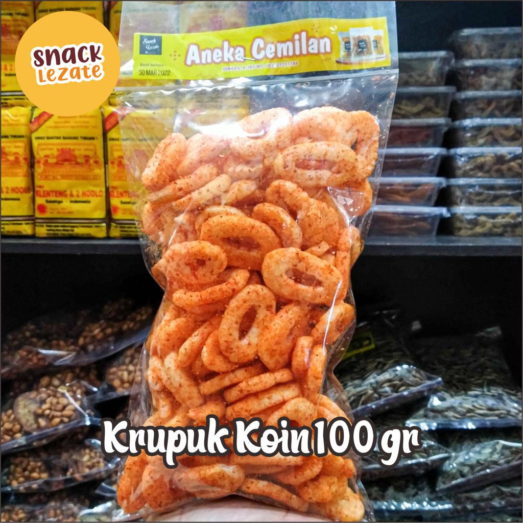 Jual Kerupuk Pedas 100gr Ring Pedas/ Krupuk Pedas / Kerupuk Ikan ...
