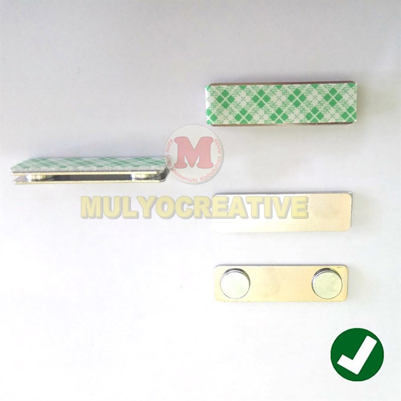 Jual Magnet Papan Nama Dada Murah - Jepitan Magnetic Nametag Mata 2 ...