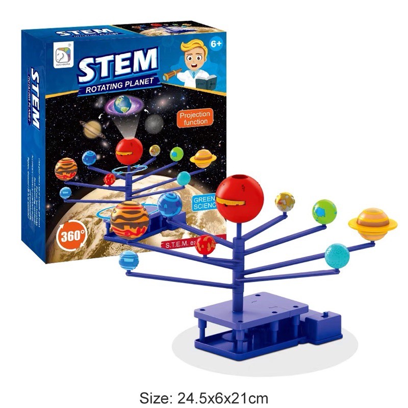 Jual Stem science project solar system dynamic planetarium rotating ...