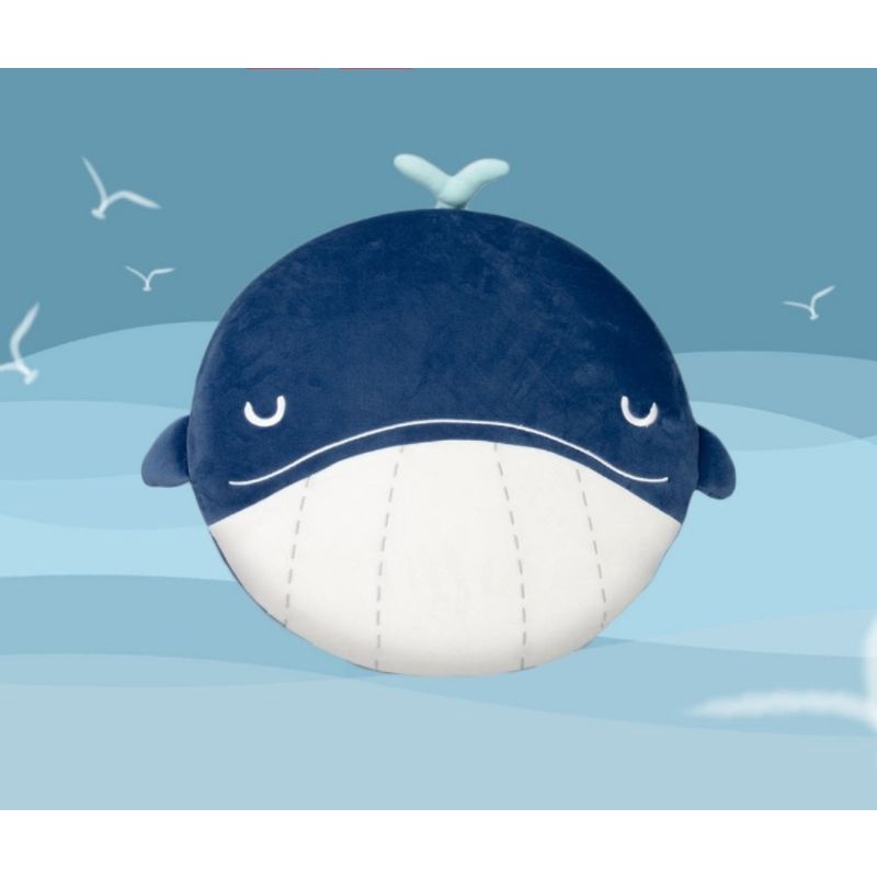 Jual Miniso Bantal Ocean series Whale Flat Plush Toy | Shopee Indonesia