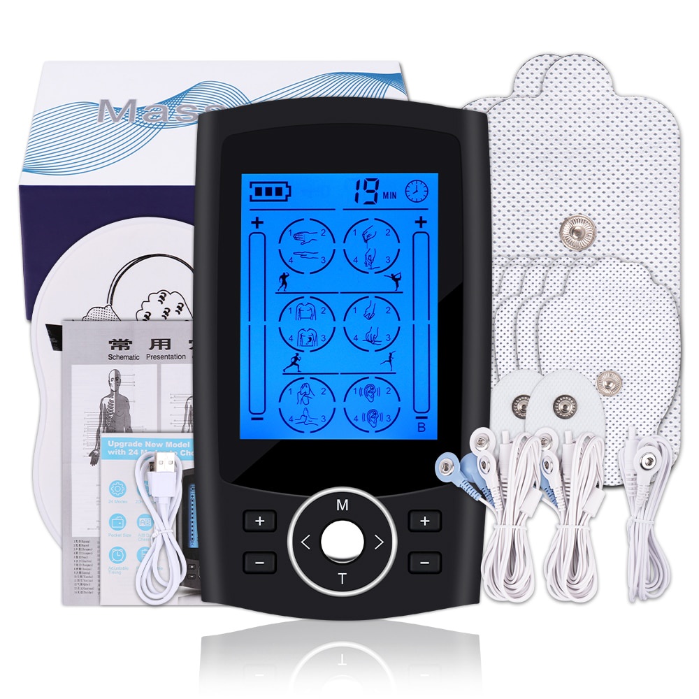 Jual PREORDER 24-Mode EMS TENS Unit Digital Palm Device Pain Relief ...