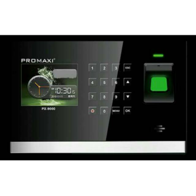 Jual Mesin absen/fingerprint. PROMAXI PX-9100./LCD colour, backup ...