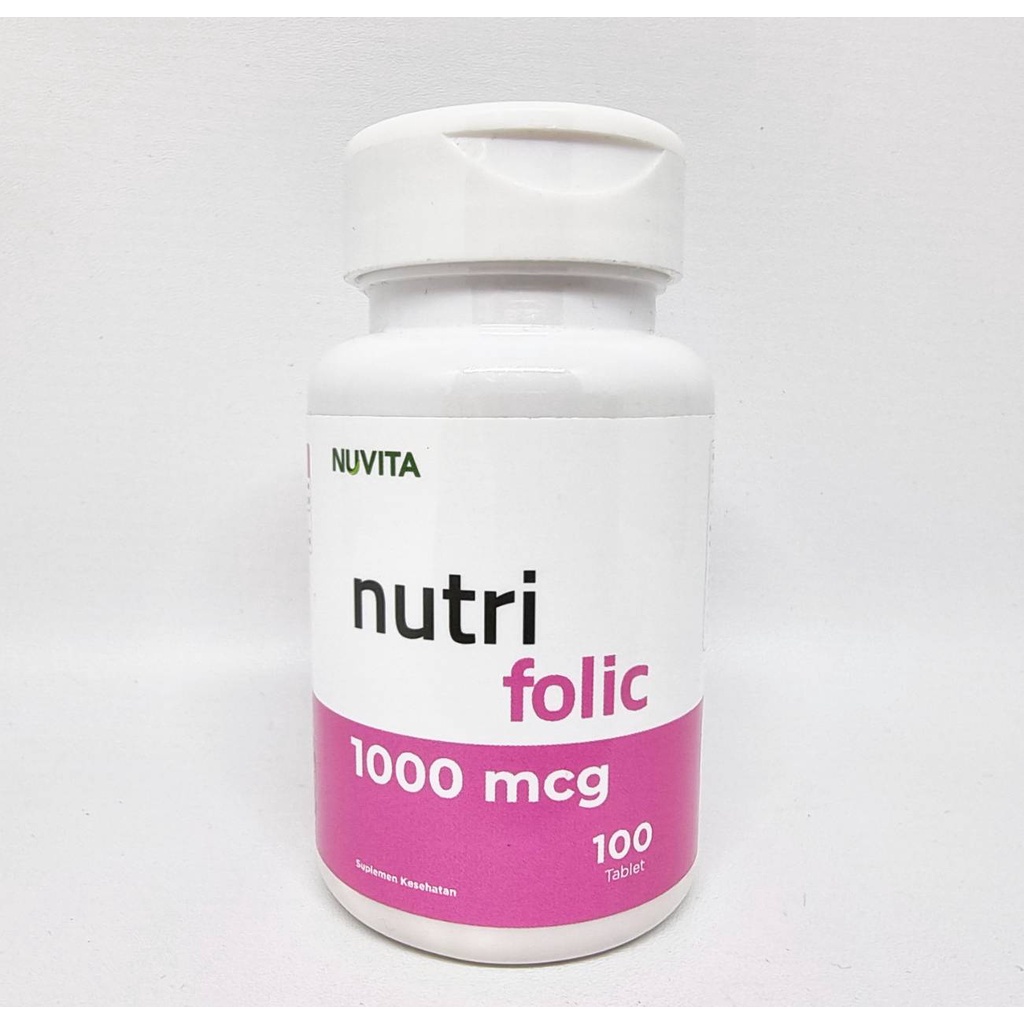 Jual NUVITA Nutri Folic Acid 1000 mcg 100 tabs Asam Folat Nutriwell ...