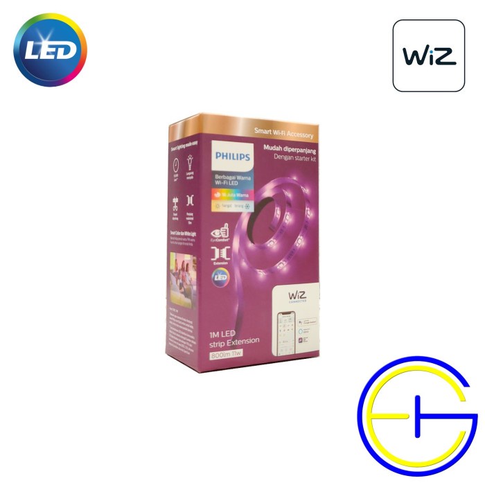 Jual LED Strip 1M Wifi Philips Smart LED RGB | Shopee Indonesia