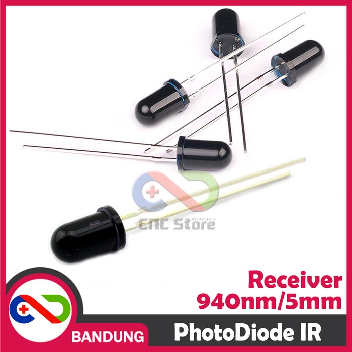 Jual [B4Ready] [Cnc] Ir Infrared Photodiode Receiver Penerima 940Nm 5Mm [3514F0] | Shopee Indonesia