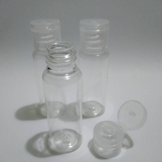 Jual BOTOL PET FLIPTOP 20 ML / BOTOL TONER FLIPTOP 20 ML | Shopee Indonesia