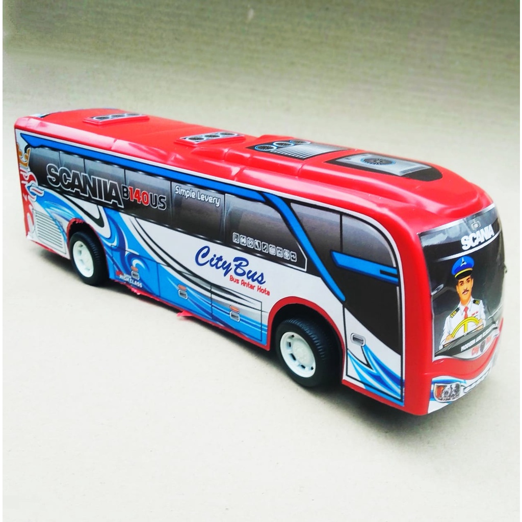 Jual Mainan Mobil Bus Antar Kota Scania City Bus | Shopee Indonesia
