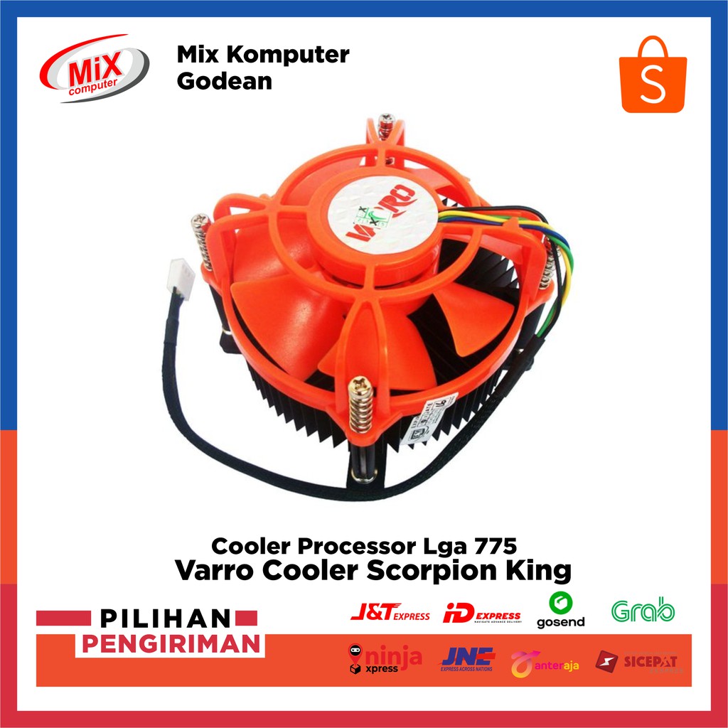 Jual Fan Processor Scorpion LGA 775 CPU Cooler Intel | Shopee Indonesia
