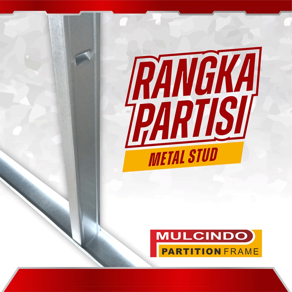 Jual RANGKA PARTISI METAL STUD MULCINDO 76 x 36 | Shopee Indonesia