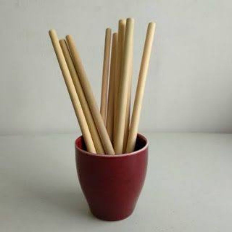 Jual Straw Bamboo / Sedotan Bambu / Bamboo Straw Panjang 22 cm | Shopee ...
