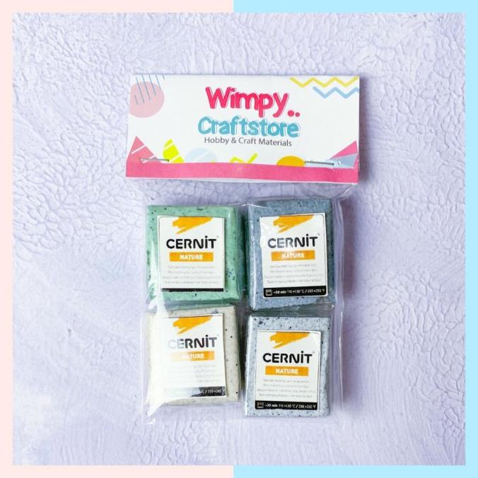 Jual Paket CERNIT NATURE Bahan Clay Polymer Clay bahan clay craft ...