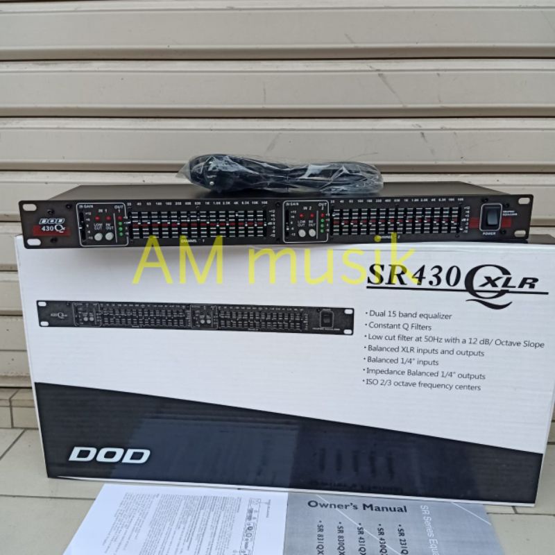 Jual EQUALIZER DOD SR 430 SR430 QX STEREO 15 CHANNEL | Shopee Indonesia
