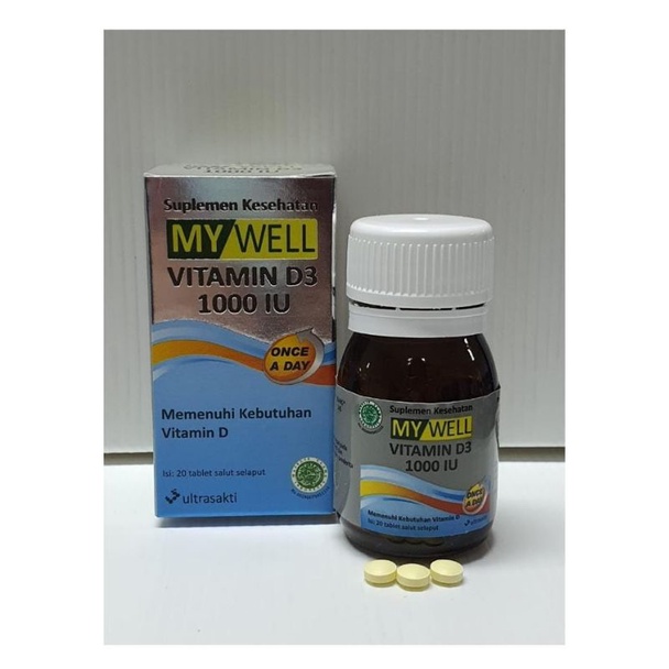 Jual Mywell Vitamin D3 1000 IU | Shopee Indonesia