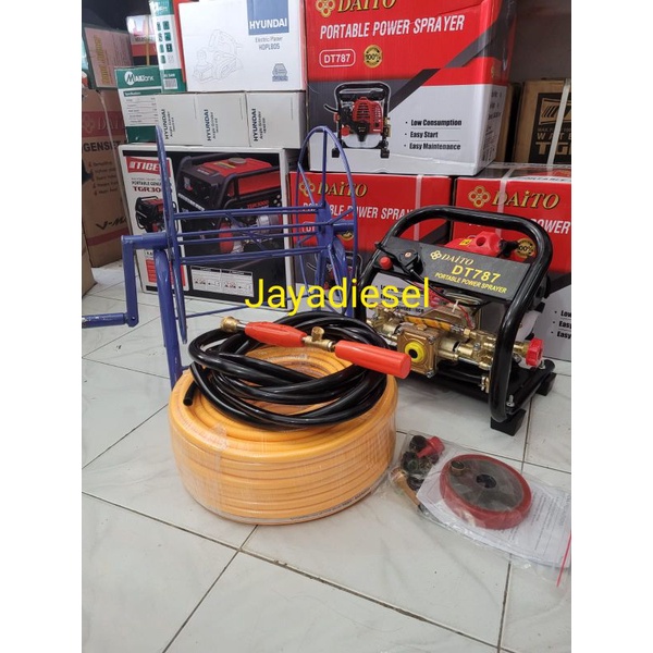 Jual Mesin Steam Portable 2Tak DAITO + Gulungan Selang + Selang 50Meter ...