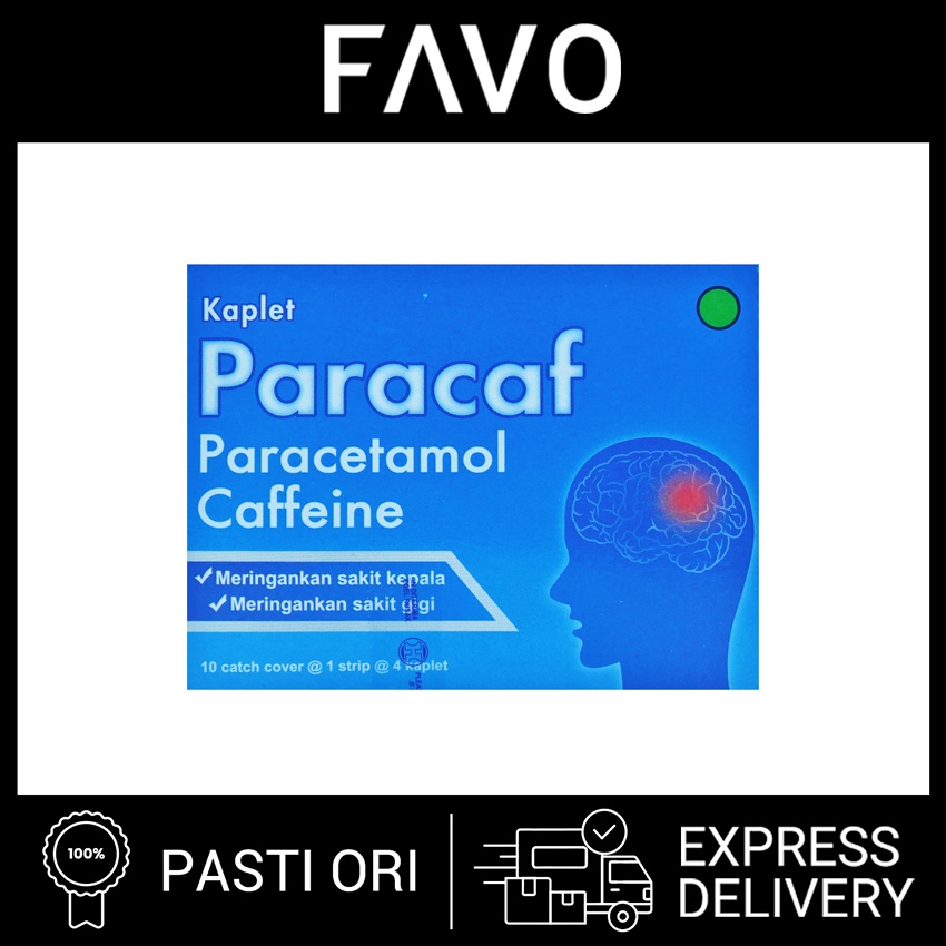 Jual Paracaf Paracetamol Caffeine Box - 40 Kaplet - Obat Penurun Panas ...
