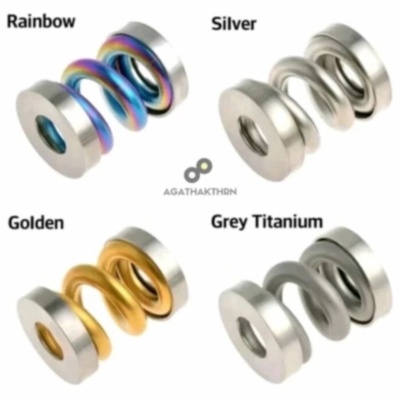 Jual Rockbros Suspension Titanium Sepeda Lipat Suspension Rear Shock ...