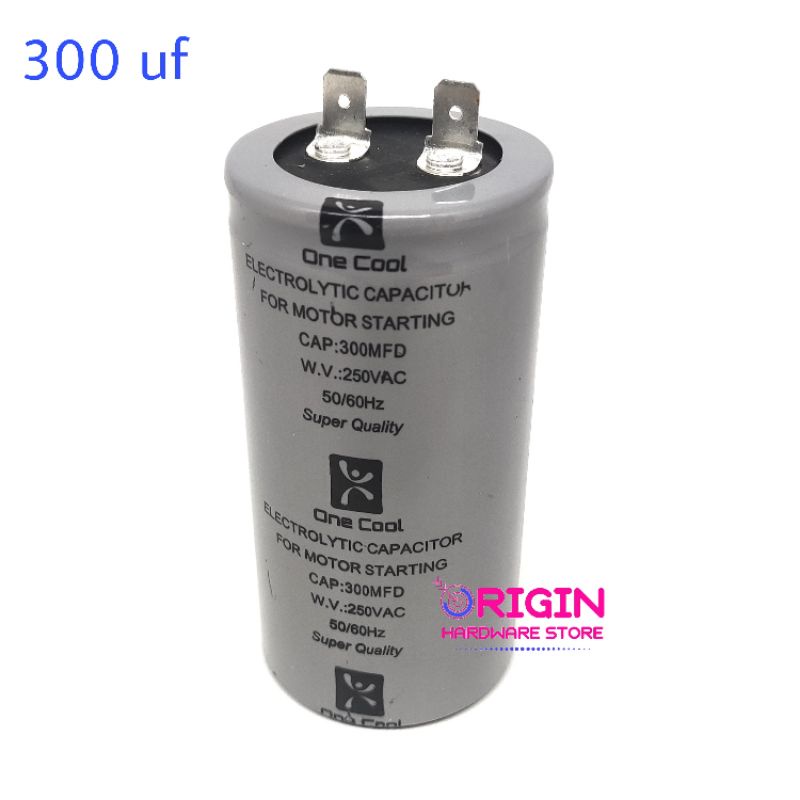Jual Kapasitor Starting 300 uf/Capacitor 300uf 250V/ 300 MFD - Micro ...