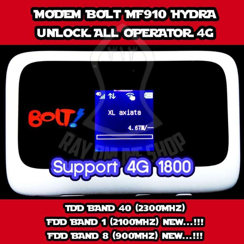 Jual Modem WiFi Bolt MF910 HYDRA | Shopee Indonesia