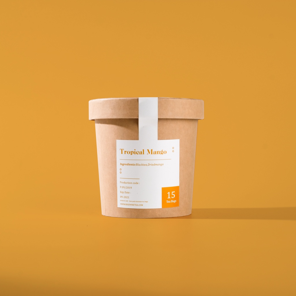 Jual Brew Me Tropical Mango Tea Bag Pot | Shopee Indonesia