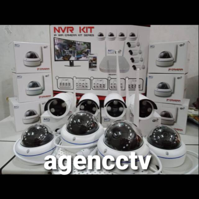 Jual PAKET CCTV WERLES 8 CHANNEL NVR KIT 5MP 1080p TURBO HD IR SONY ...