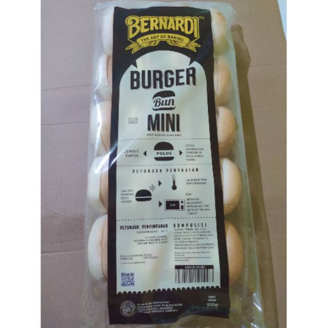 Jual Bernardi roti burger bun mini isi 20bj | Shopee Indonesia