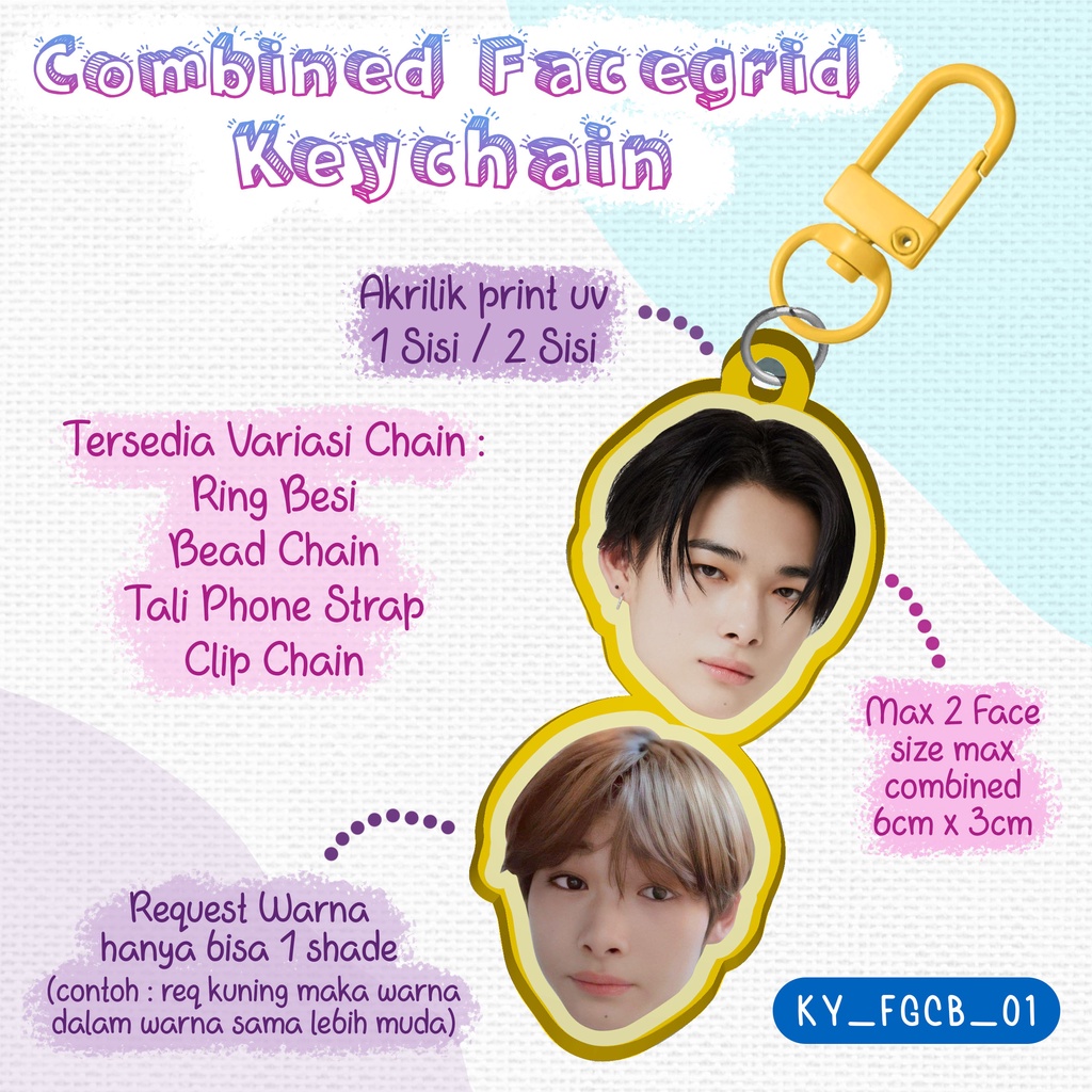 Jual Gantungan Kunci Bentuk Linked Keychain dan Combined Keychain ...