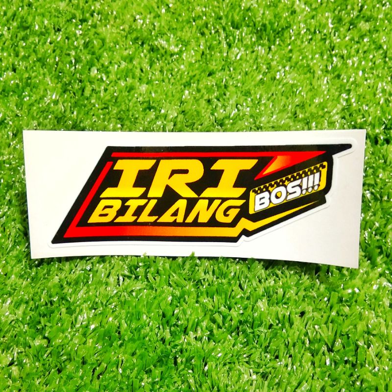Jual stiker kata2 # sticker iri bilang bos | Shopee Indonesia