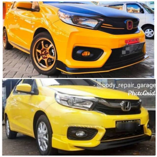 Jual bodykit depan front lips spoon honda brio mugen 2016-2020 | Shopee ...